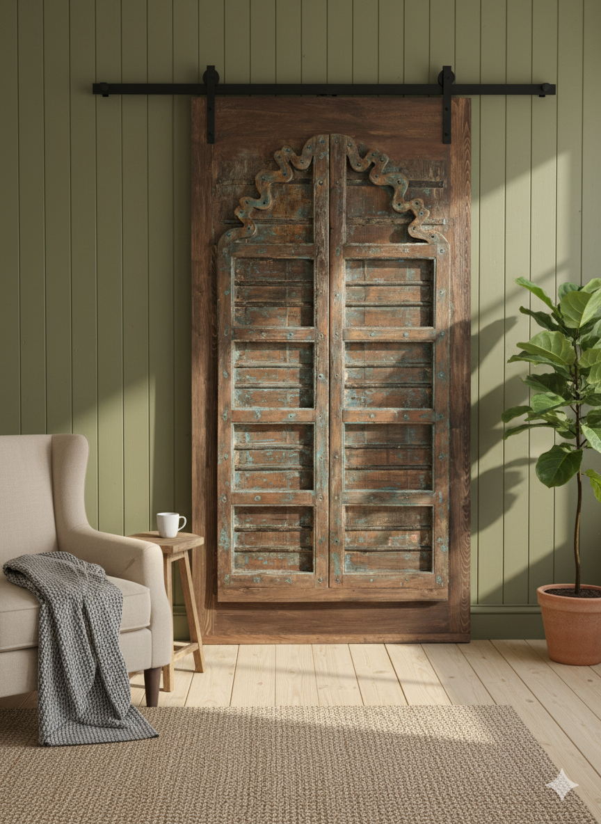 Mogul Interior beautifully captures the allure of Antrique Doors ...